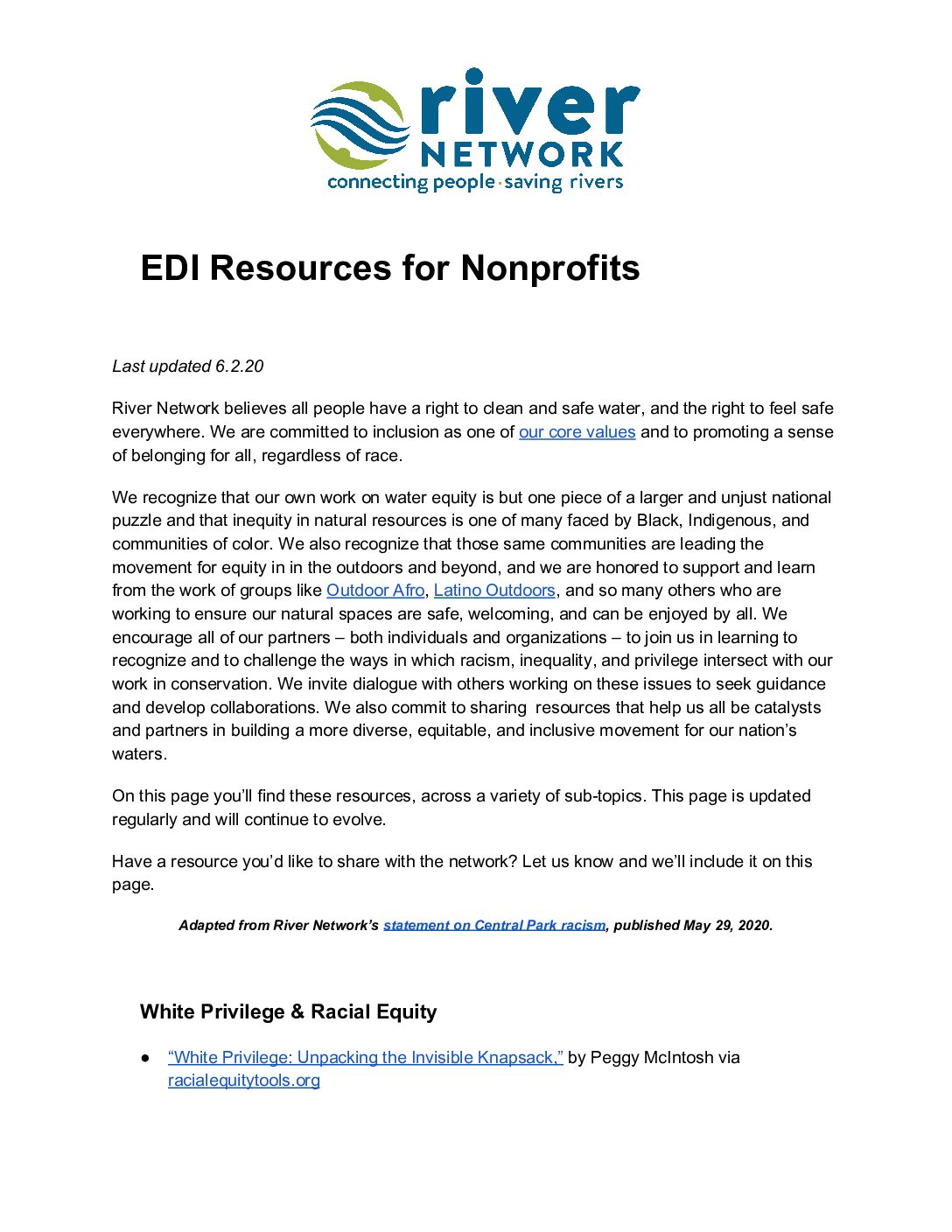 edi-resources-for-nonprofits-6.2.20 – River Network